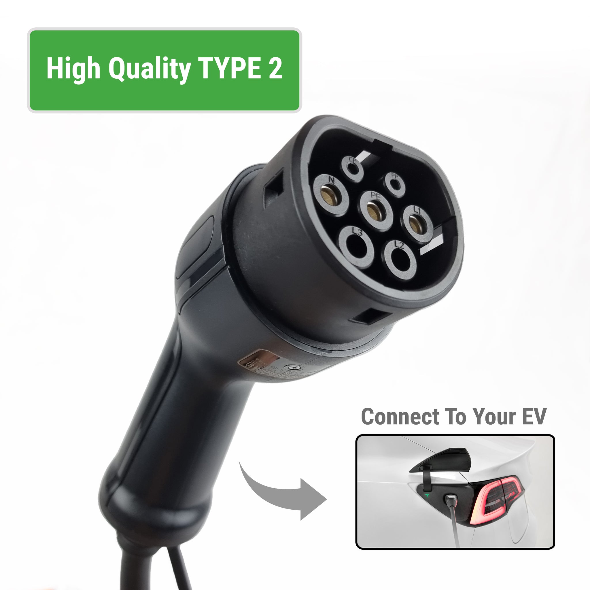 INCHARGEx Premium 32A Portable 7kW EV Charger | Gen 2 | 5pin Tail | 7m